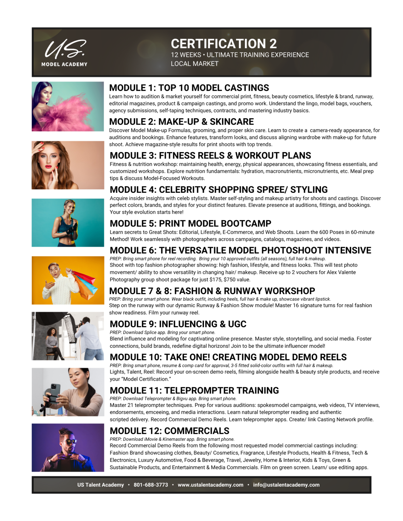 Modeling Certification 1 - US Talent Academy