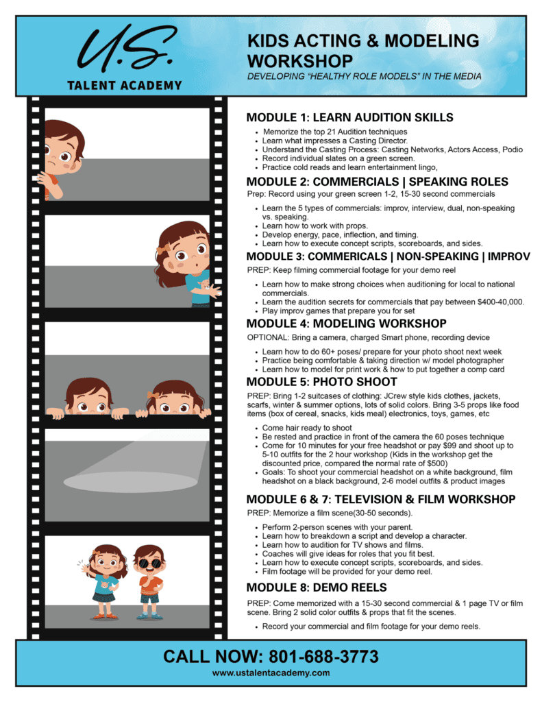 8 Wk Kids Acting & Modeling - US Talent Academy